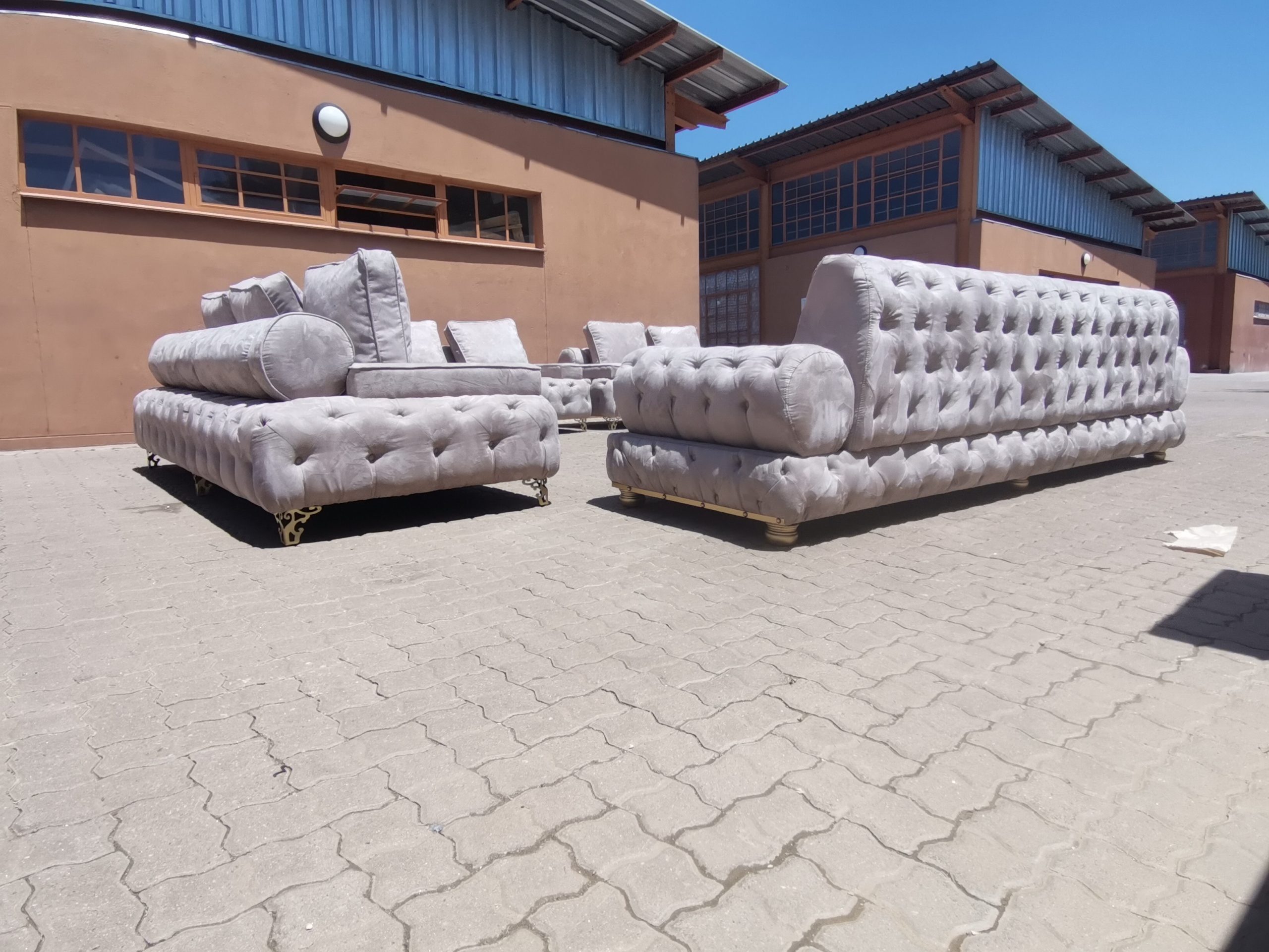 Chesterfield Living Room Sofa Set 11-seater Luxury - ROM Upholstery